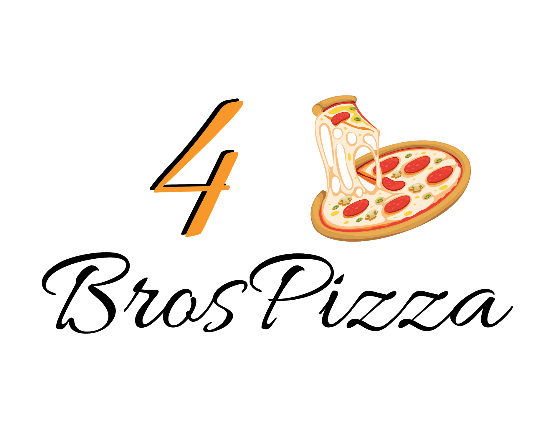 4 Bros Pizza 23 S Division St New Rochelle, NY (914) 355-5178 logo